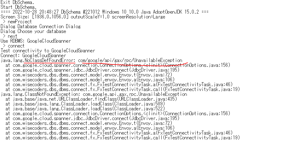 JDBC Exception · Issue #1034 · googleapis/java-spanner-jdbc · GitHub