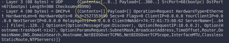layers.DHCPv4 Never Sets Their BaseLayer Contents. · Issue #778 · google/gopacket · GitHub