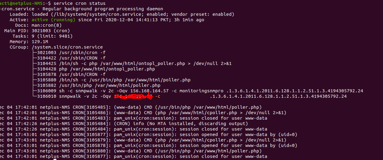 Cron is out of sync with the Poller Interval · Issue #3975 · Cacti/cacti · GitHub