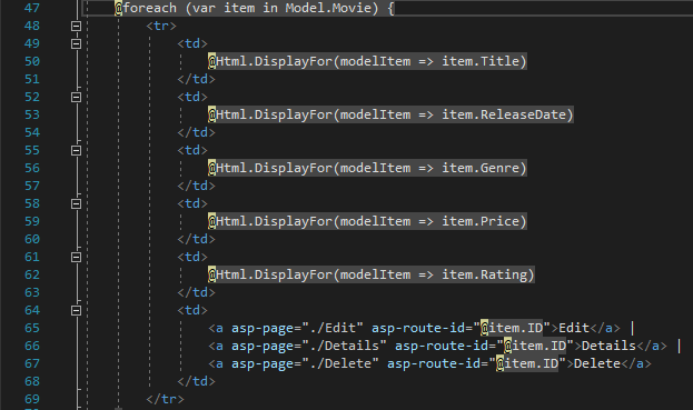 Example Code is Improperly Highlighted in Razor Pages Tutorial · Issue #720 · MicrosoftDocs ...