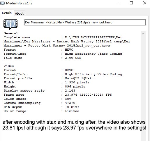 Constant frame rate does not work and wrong display fps in windows explorer · Issue #1006 ...