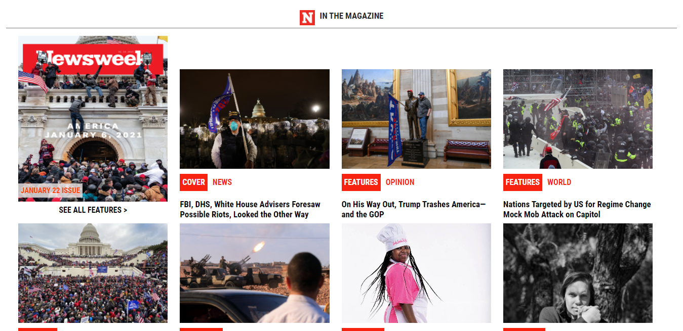 GitHub - YuvrajM108/Newsweek-replica: In this project, the home page of the Newsweek website is ...