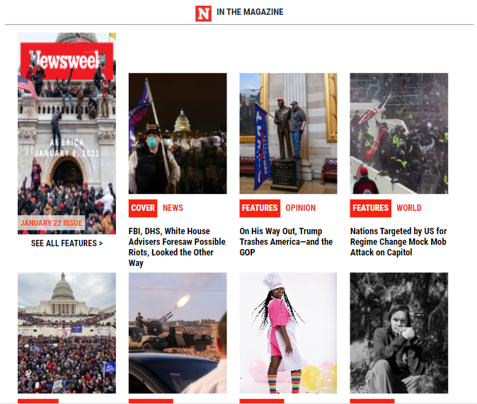 GitHub - YuvrajM108/Newsweek-replica: In this project, the home page of the Newsweek website is ...