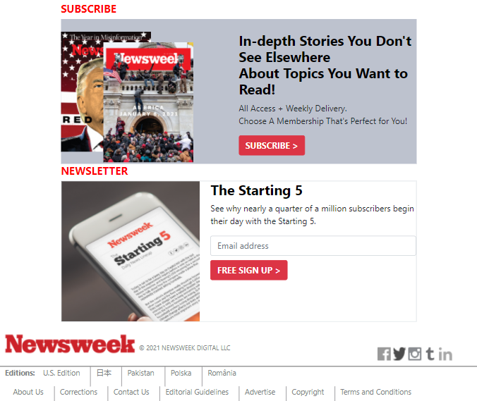 GitHub - YuvrajM108/Newsweek-replica: In this project, the home page of the Newsweek website is ...