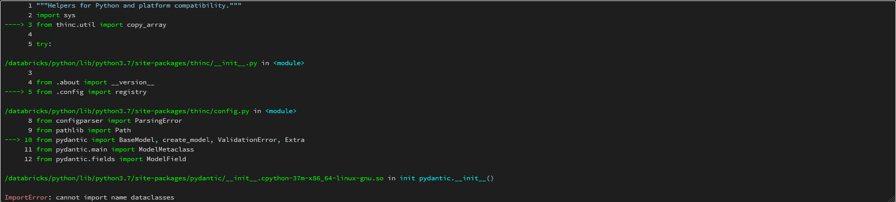 Entityrecognizer Importerror Cannot Import Name Dataclasses · Issue 