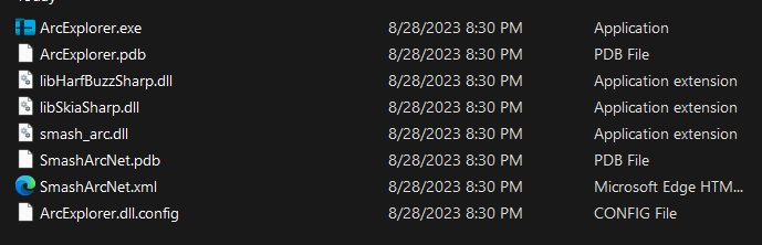 App does not show files contained in .arc file after opening · Issue ...