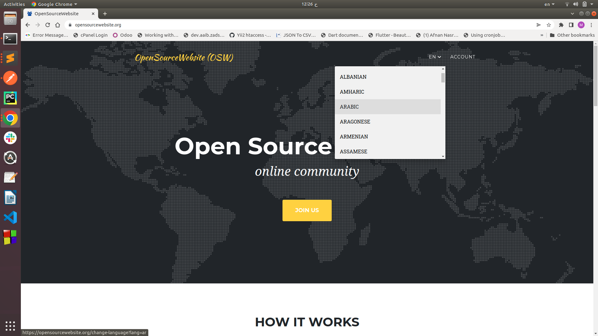 Language Feature Not Working · Issue 620 · Opensourcewebsite Orgopensourcewebsite Org · Github 