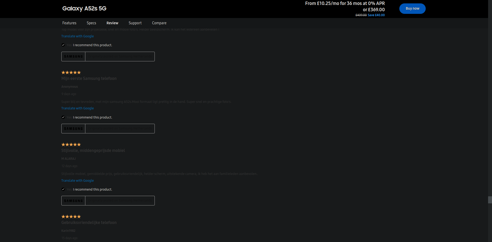 [Broken Website] samsung.com · Issue #10192 · darkreader/darkreader · GitHub