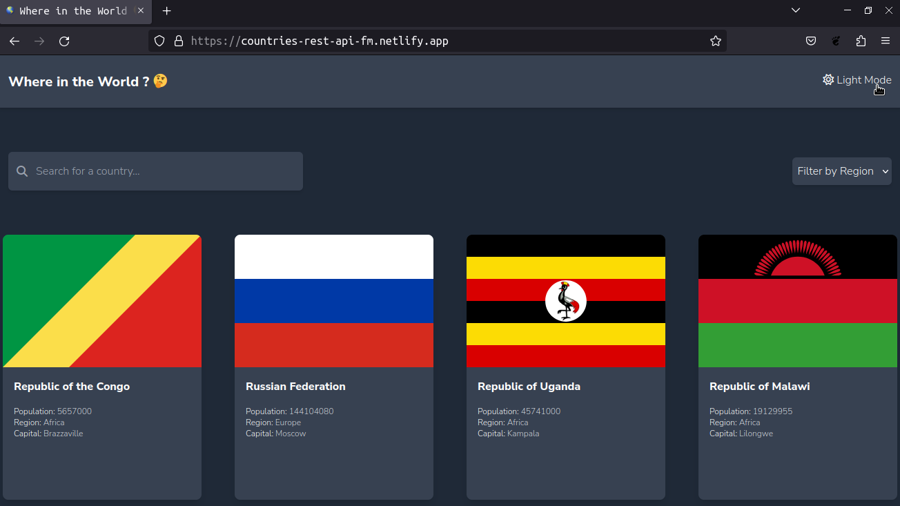 Github Diego Girao Rest Countries Api Sexto Projeto Da Mentoria