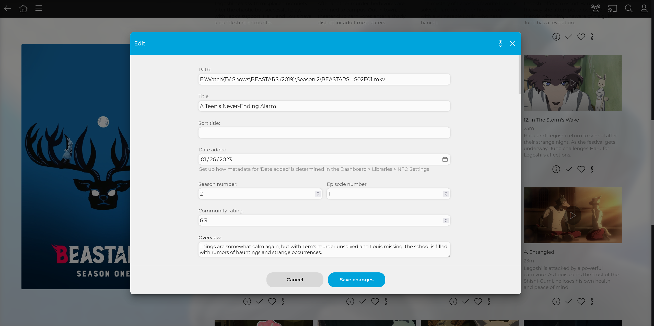 [Issue]: Multiple TV seasons are merged into one · Issue #9325 ...