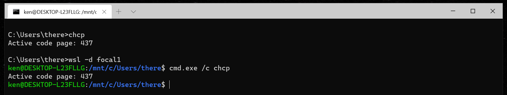 powershell breaks cmd.exe styling · Issue #6390 · microsoft/WSL · GitHub