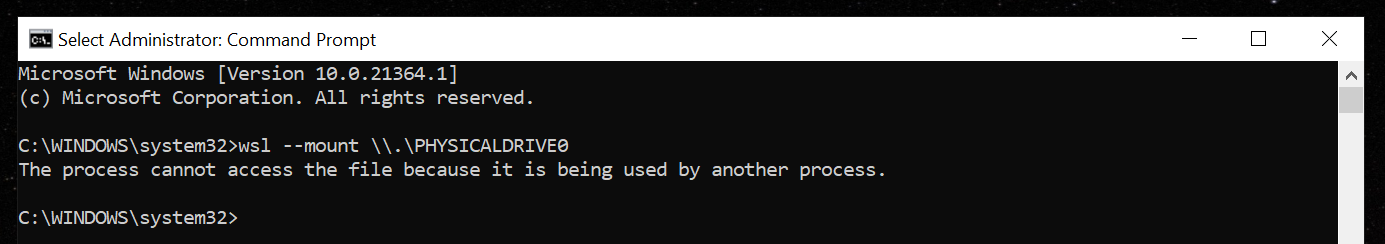 ls: reading directory '.': Function not implemented / init: (1) ERROR: MountPlan9WithRetry ...