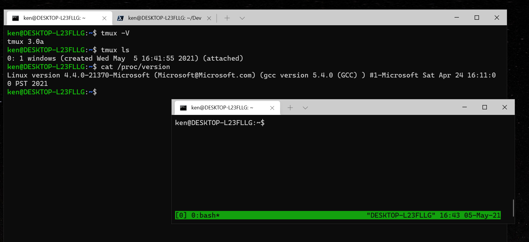 Tmux Crashes All Attempts To Reconnect Freeze · Issue 2659 · Microsoftwsl · Github
