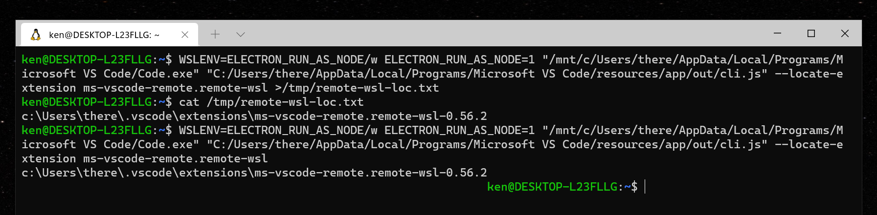 Invocation of `code.exe` does not terminate with output · Issue #6993 · microsoft/WSL · GitHub