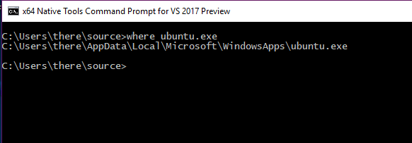 Where is path to Ubuntu.exe? · Issue #2586 · microsoft/WSL · GitHub