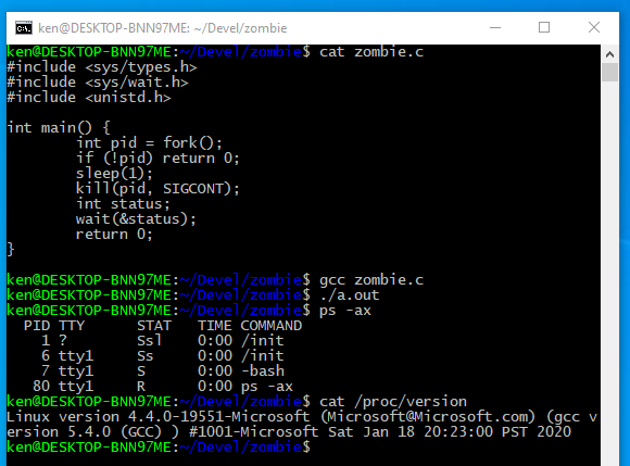 Killing a defunct zombie leaks the zombie process forever · Issue #3741 ...