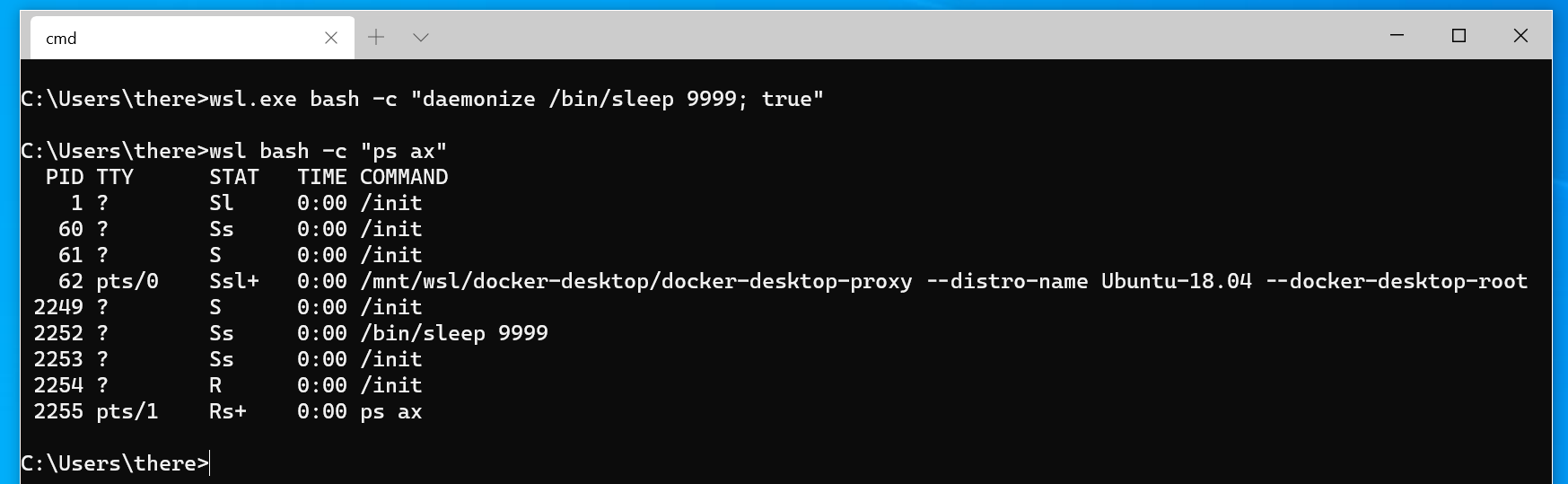Wsl 2 Cannot Launch Detachedimmune To Hangups Nohup And Processes From Wsl Command · Issue 