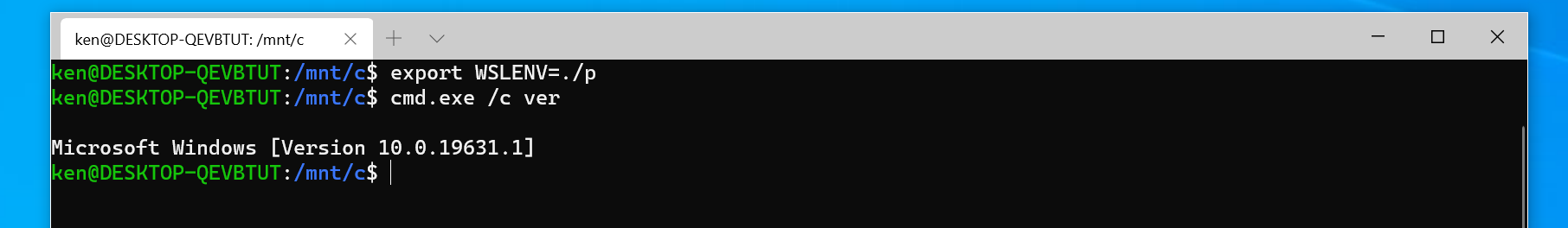 WSLENV passing '.' as current path causes segmentation fault · Issue #5274 · microsoft/WSL · GitHub