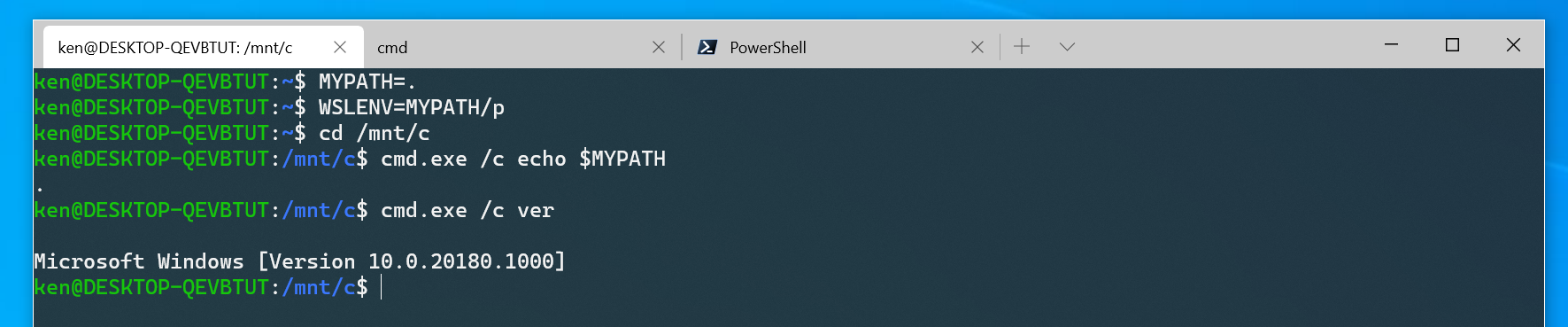 WSLENV passing '.' as current path causes segmentation fault · Issue #5274 · microsoft/WSL · GitHub