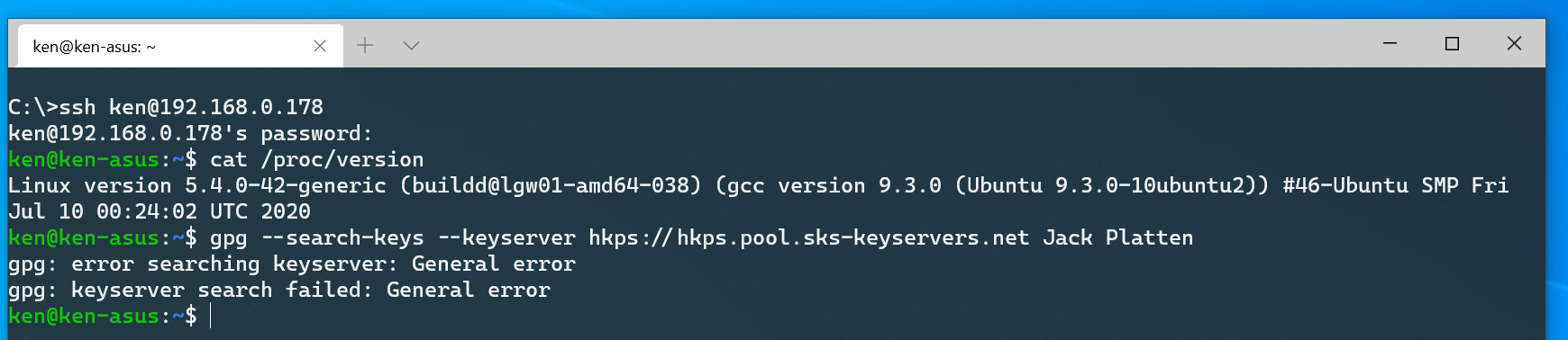 HKPS keyservers (gnupg) do not appear to work due to networking issue · Issue #5829 · microsoft ...