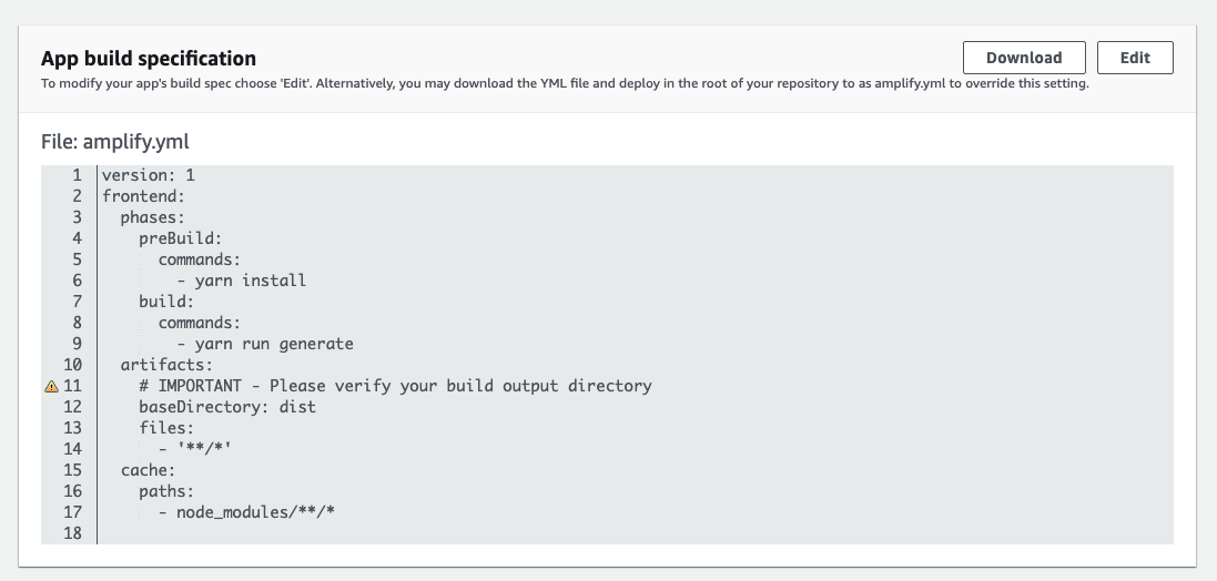 [Feedback] Following nuxt setup documentation leads to build error on amplify · Issue #5518 ...
