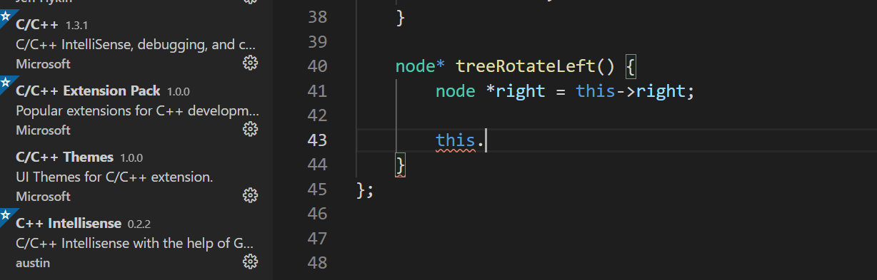 How To Enable Dot To Arrow When Using A Pointer · Issue 7494 · Microsoftvscode Cpptools · Github