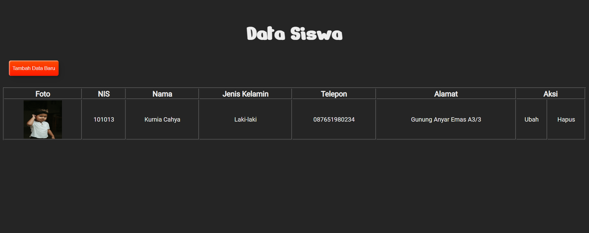 GitHub - kurniacf/pwebb-crud-upload-foto-php: Latihan membuat CRUD untuk Membuat Upload Foto ...