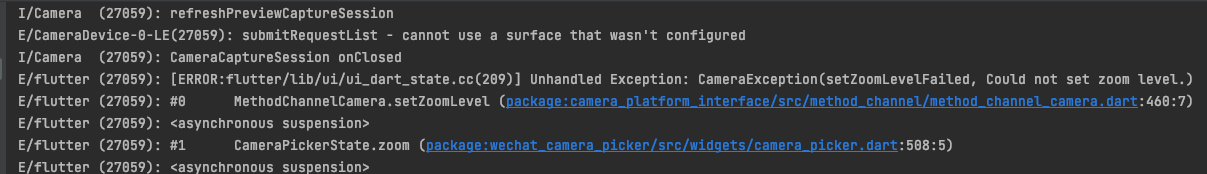 [BUG] `setZoomLevel` throws and fail the capture session on Android · Issue #104 ...