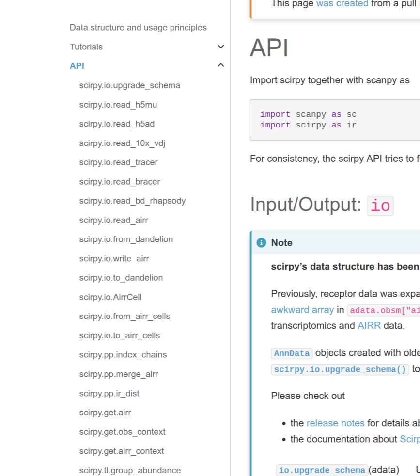 Plot preview doesn't show in API docs · Issue #429 · scverse/scirpy · GitHub