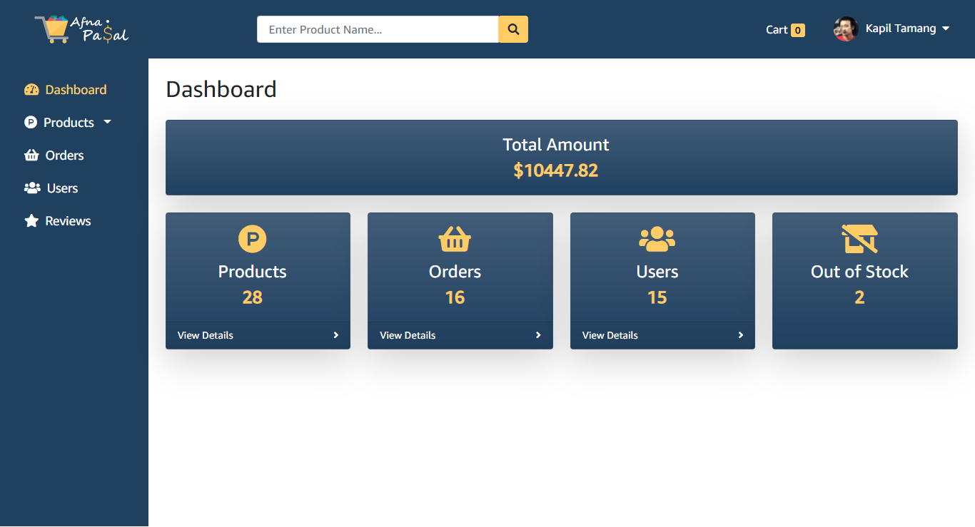 GitHub - KapilTamang/Ecommerce-MERN-App: Ecommerce application build ...