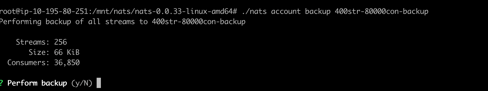 Account Backup Not Creating Backup Of All Streams In Account · Issue 541 · Nats Ionatscli · Github