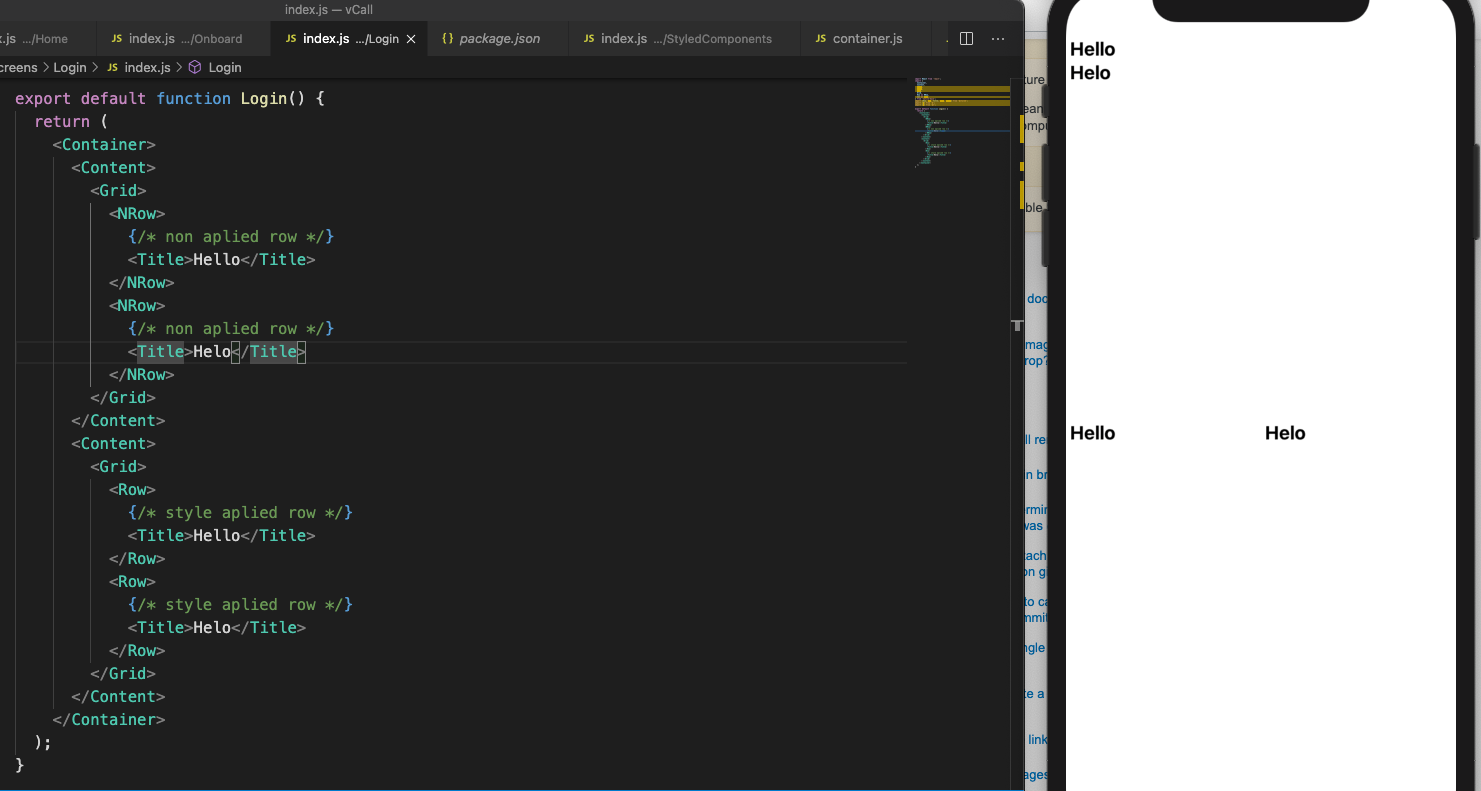 Layout problem with styled components · Issue #3306 · GeekyAnts ...