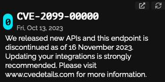[BUG] CVE-Vulnerabilities widget no longer works as of November 2023 · Issue #1391 · Lissy93 ...