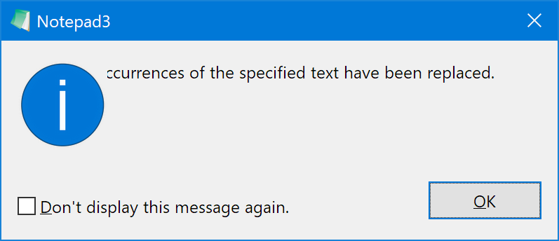 Number of occurrences after "search & replace" operation not visible · Issue #3027 · rizonesoft ...