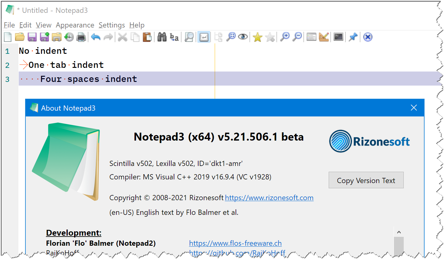Width of tabs incorrect · Issue #3415 · rizonesoft/Notepad3 · GitHub