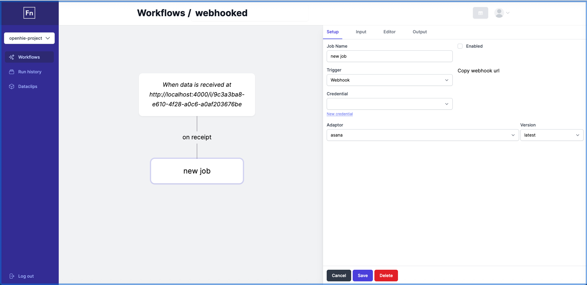 Refocus the canvas when inspector opens up · Issue #483 · OpenFn/lightning · GitHub