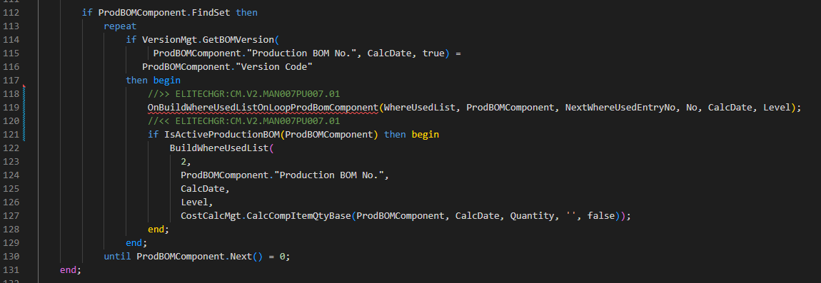 [Additional Parameter Request] Codeunit 99000770 Where-Used Management ...