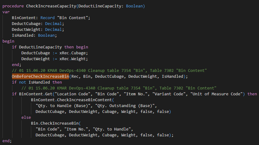 [Event Request] Table 5767 Warehouse Activity Line ...
