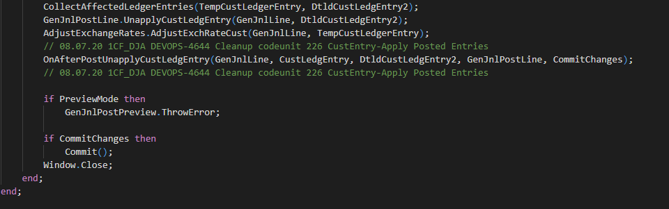 [Additional Parameter Request] Codeunit 226 CustEntry-Apply Posted Entries ...