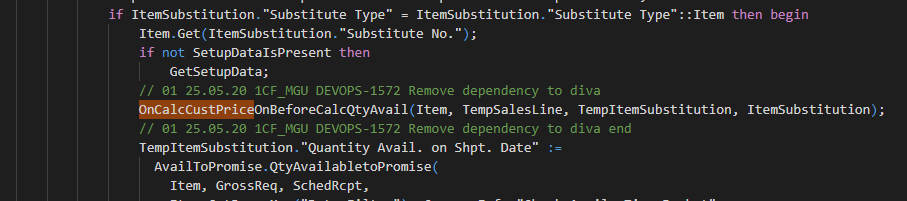 [Additional Parameter Request] Codeunit 5701 Item Subst. - OnCalcCustPriceOnBeforeCalcQtyAvail ...