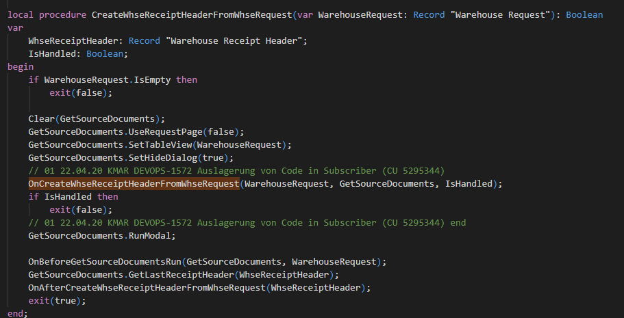 [Event Request] Codeunit 5751 Get Source Doc. Inbound - OnCreateWhseReceiptHeaderFromWhseRequest ...