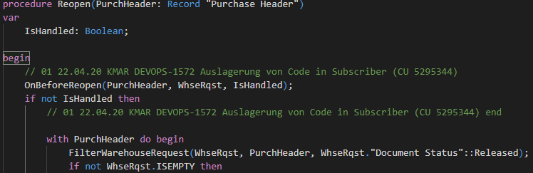 [Additional Parameter Request] Codeunit 5772 Whse.-Purch Release - OnBeforeReopen · Issue #8716 ...