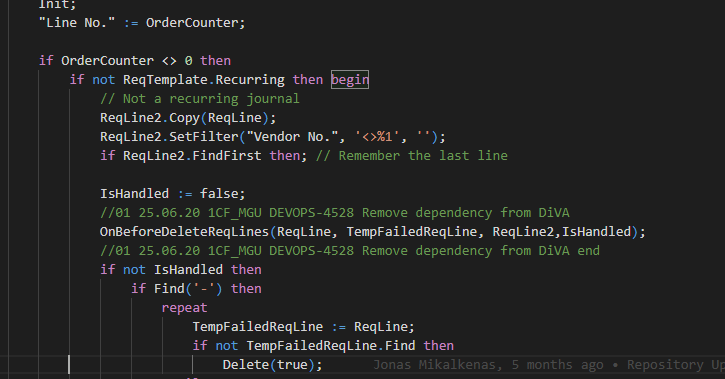 [Additional Parameter Request] Codeunit 333 Req. Wksh.-Make Order - OnBeforeDeleteReqLines ...