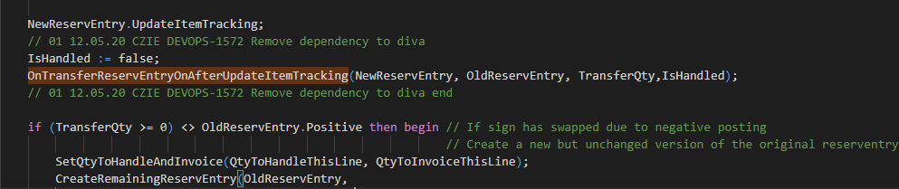 [Additional Parameter Request] Codeunit 99000830 Create Reserv. Entry ...