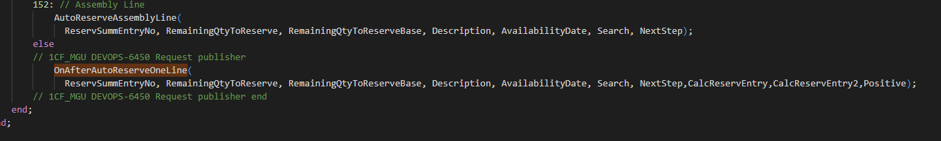 [Additional Parameter Request] Codeunit 99000845 Reservation Management ...