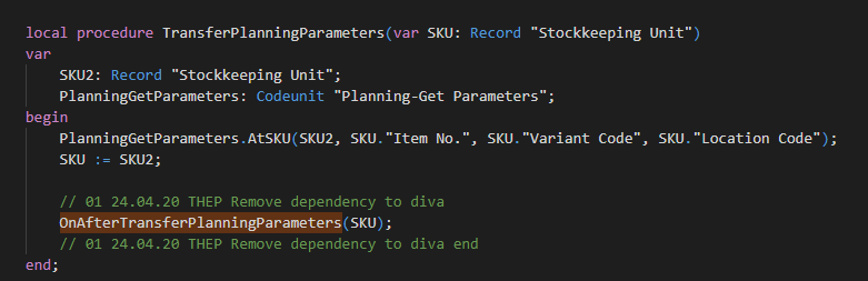 [Event Request] Codeunit 99000854 Inventory Profile Offsetting ...