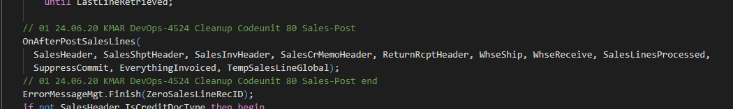 [Additional Parameter Request] Codeunit 80 Sales-Post - OnAfterPostSalesLines · Issue #9130 ...
