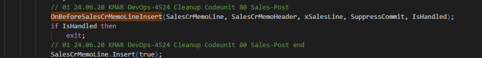 [Additional Parameter Request] Codeunit 80 Sales-Post - OnBeforeSalesCrMemoLineInsert · Issue ...
