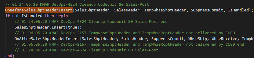 Additional Parameter Request Codeunit 80 Sales Post Onbeforesalesshptheaderinsert · Issue