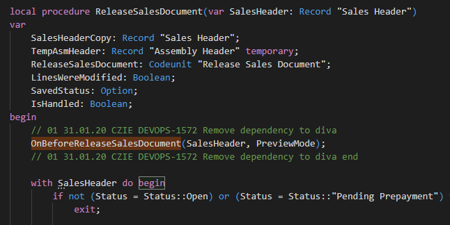 [Event Request] Codeunit 80 Sales-Post - OnBeforeReleaseSalesDocument · Issue #9266 · microsoft ...